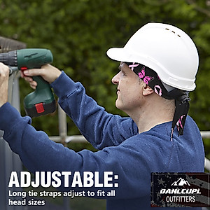 DANLCUPL DOO Rags Dew Rag Skull Cap Pirate Hat Cycling Bandana Motorcycle Biker Cooling Head Wrap Beanie Helmet Liner Ribbon Butterfly Pink Black