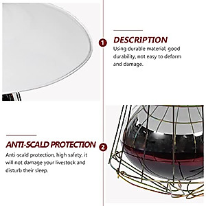 Egg Candler Lamp Farm Livestock Chicken Heat Lamp Holder Piglet Heating Lamp Light Heat Preservation Tools for Replacement Insulation Livestock Fertile Eggs for Hatching Egg Incubator