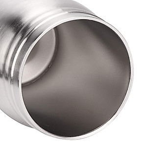 HERCHR Stainless Steel Insulated Mason Jar, Mason Jar Mugs with Lid and Straw Stemless Wine Glass for Travel Mugs, 700ml