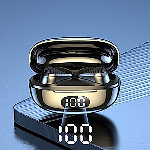 Kmonabie Touch Control Earbuds Wireless Bluetooth, Digital Display Earphones Wireless Bluetooth 5.2 Hi-fi TWS-Headphones Earbuds Headset Ipx6 for Sports