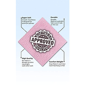 PajamaGram Women's Pajamas Super Soft - Fleece Pajamas Women, Pink, S, 4-6