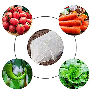 Kasbon Plant Covers Freeze Protection & Plant Blanket Fabric 8Ft x 26Ft Rectangle Plant Cover for Winter Frost Protection & Plant Growth Season(Includes 6pcs Garden Stakes)