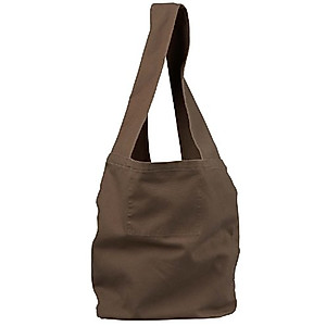 Authentic Pigment 12 oz. Direct-Dyed Sling Bag OS Black