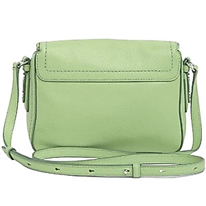 Marc Jacobs M0016932 Mint Green With Silver Hardware Groove Leather Mini Messenger Women's Bag