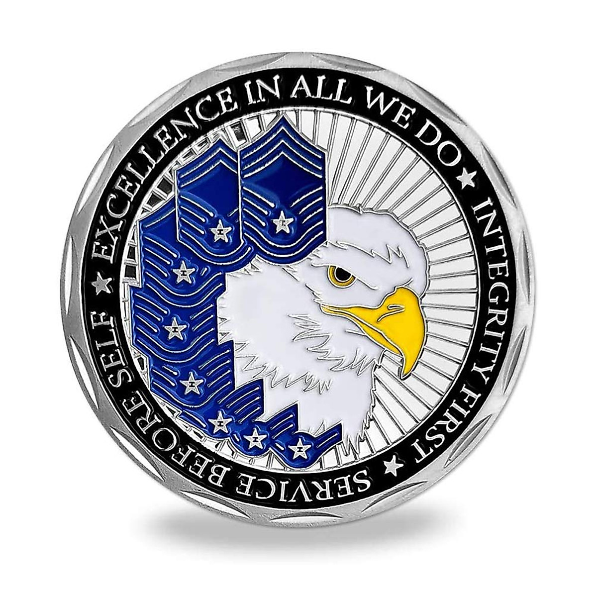 United States Air Force Airman's Value Creed Military Challenge Coin Collection