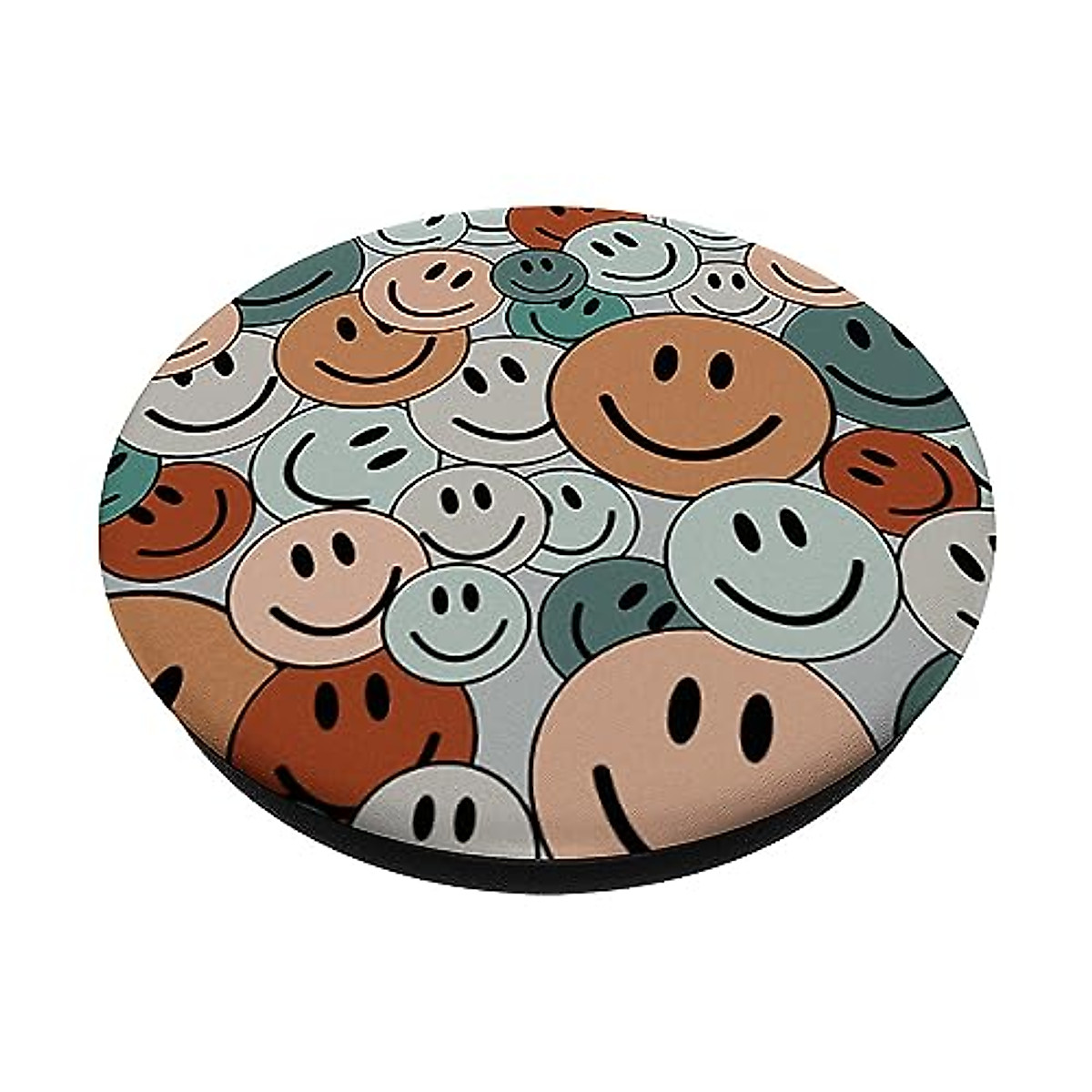 indie pastel pretty aesthetic cute trippy swirl smile face PopSockets Standard PopGrip