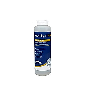 LubriSynHA Hyaluronic Acid Pet & Equine Joint Formula 16oz - All-Natural, High-Molecular Weight Liquid Hyaluronan - Joint Support for Horses, Dogs, Cats - Promotes Healthy Joint Function, Made in USA