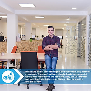 TOBEGLAM 13W GX24q 4 Pin LED Light Bulb,26W CFL Equivalent,6000k Cool White Plug in G24q Led Bulb,GX24q Base,1200 Lm Ballast Dependent,GX24q LED PL Horizontal Recessed Bulb Daylight 180° Beam Angle