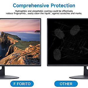 F FORITO 2-Pack 24 inch Anti Glare Computer Screen Protector, Matte Computer Screen Cover Compatible with 24" Sceptre/HP/KOORUI/Dell/ViewSonic/BenQ/LG/SAMSUNG/ASUS Desktop with 16:9 Aspect Ratio