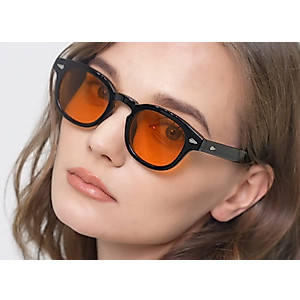 Gtand Unisex Vintage Retro Round Style Tinted Sunglasses For Men Women Fashion Circle Sun Glasses 46mm