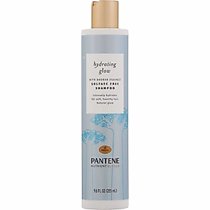 Pantene Hydrating Glow with Baobab Essence Shampoo, Sulfate & Silicone-Free, 9.6 Fl Oz, 2.598 Fl Oz