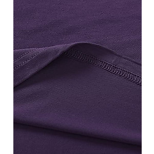 Latuza Women's Soft Bamboo Viscose Tank Top Shorts Pajamas Set 2X Eggplant