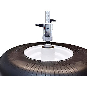 2 Pack 13x5x6 White No Flat Front Solid Tire Puncture Proof Fits Exmark Fits Toro mowers Matching The Following part Numbers 109-126 - 103-351 - 126-5360 1-633582 1-633002