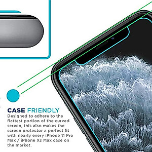 Tech Armor HD Clear Film Screen Protector Designed for Apple iPhone 11 Pro, iPhone X and iPhone Xs 5.8 Inch 3 Pack 2019