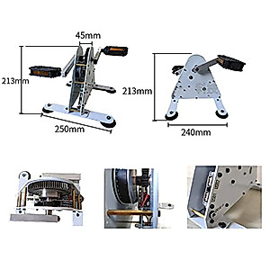 Hand Crank Generators 50W/100W Foot Pedal Power Generator, Pedal Power Generator with USB Interface/DC1-35V Output, Easy To Carry Bicycle Generator Charger,100W