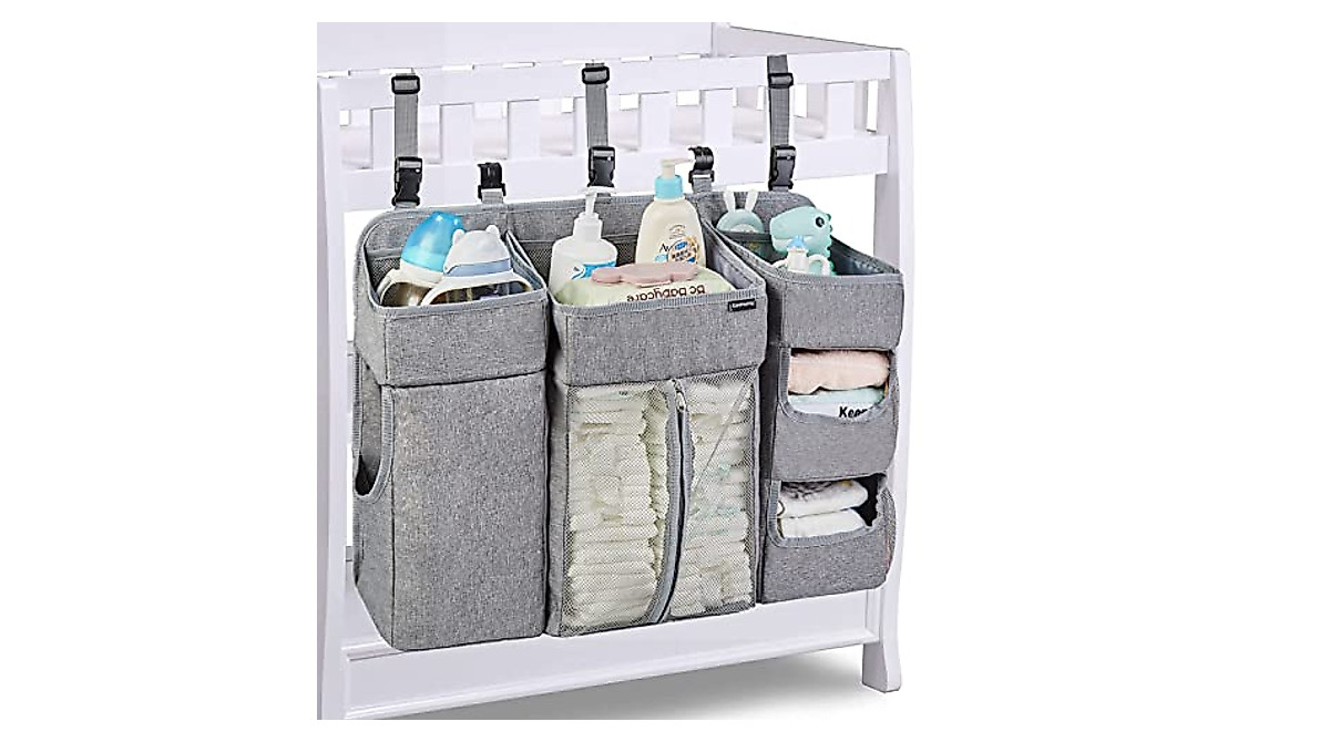 Clearworld XL Hanging Diaper Caddy - Organized Baby Essentials