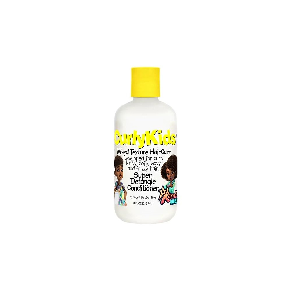 Curly Kids Super Detangling Shampoo, 8 oz (Pack of 3)