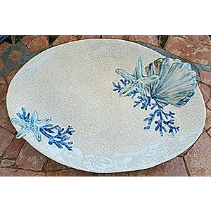 Sigrid Olsen Coral Sea Life Serving Platter, Multicolor
