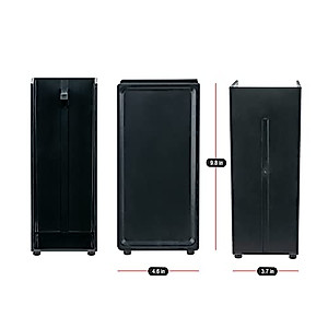 PURUS LIVING Hidden Glove Drying Holder Rack Kitchen Table Top Stand with Dishwashing Rubber Glove, Black