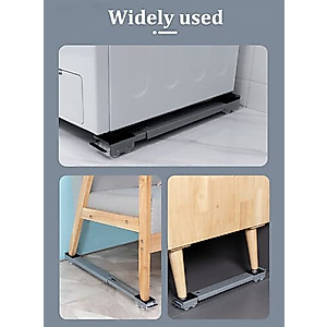 Appliance Roller Expandable Furniture Washing Machine Base with Wheels Heavy Duty Extensible Rollers for Washer and Dryer,Base Mover for Other Heavy Objects
