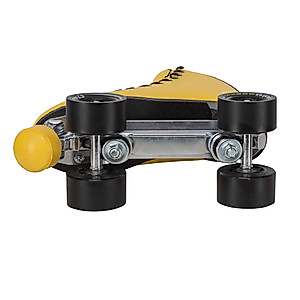 C SEVEN C7skates Dark Magic Quad Roller Skates (Queen Bee, Women's 8 / Men's 7)