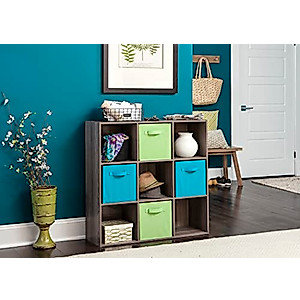 ClosetMaid 4167 Cubeicals Organizer, 9-Cube, Natural Gray