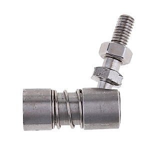 Almencla 2 Pieces 1/4inch 6mm Boat Throttle Ball Joint, Tie Rod, Linkage End, 304 Stainless Steel