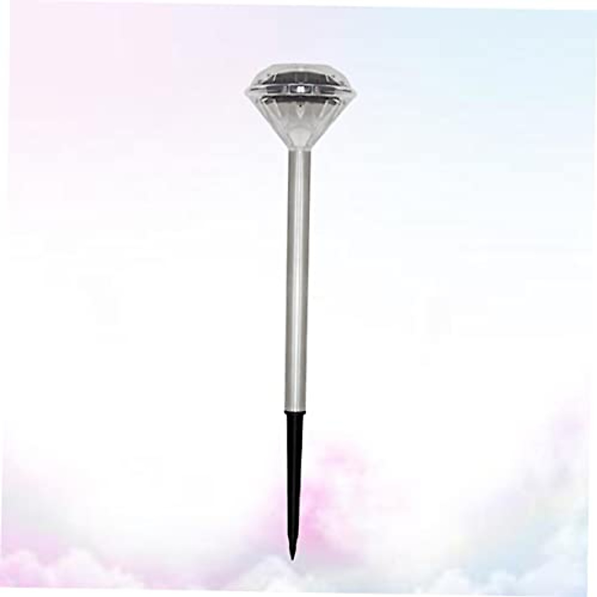 Outanaya Solar Light Outdoor LED Solar Lights Lawn Lights Solar Panels Garden Lights Lawn Lamp Garden LED Light Pathway LED Lights Solar Panel Lights Silver Rainproof LED Street Light