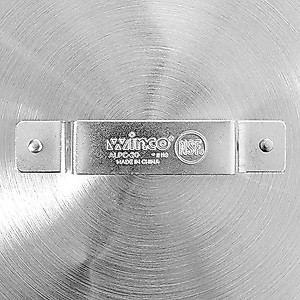 Winco ALPC-20 Heavy-Duty Aluminum Stock Pot Cover, 20 Quart, Silver