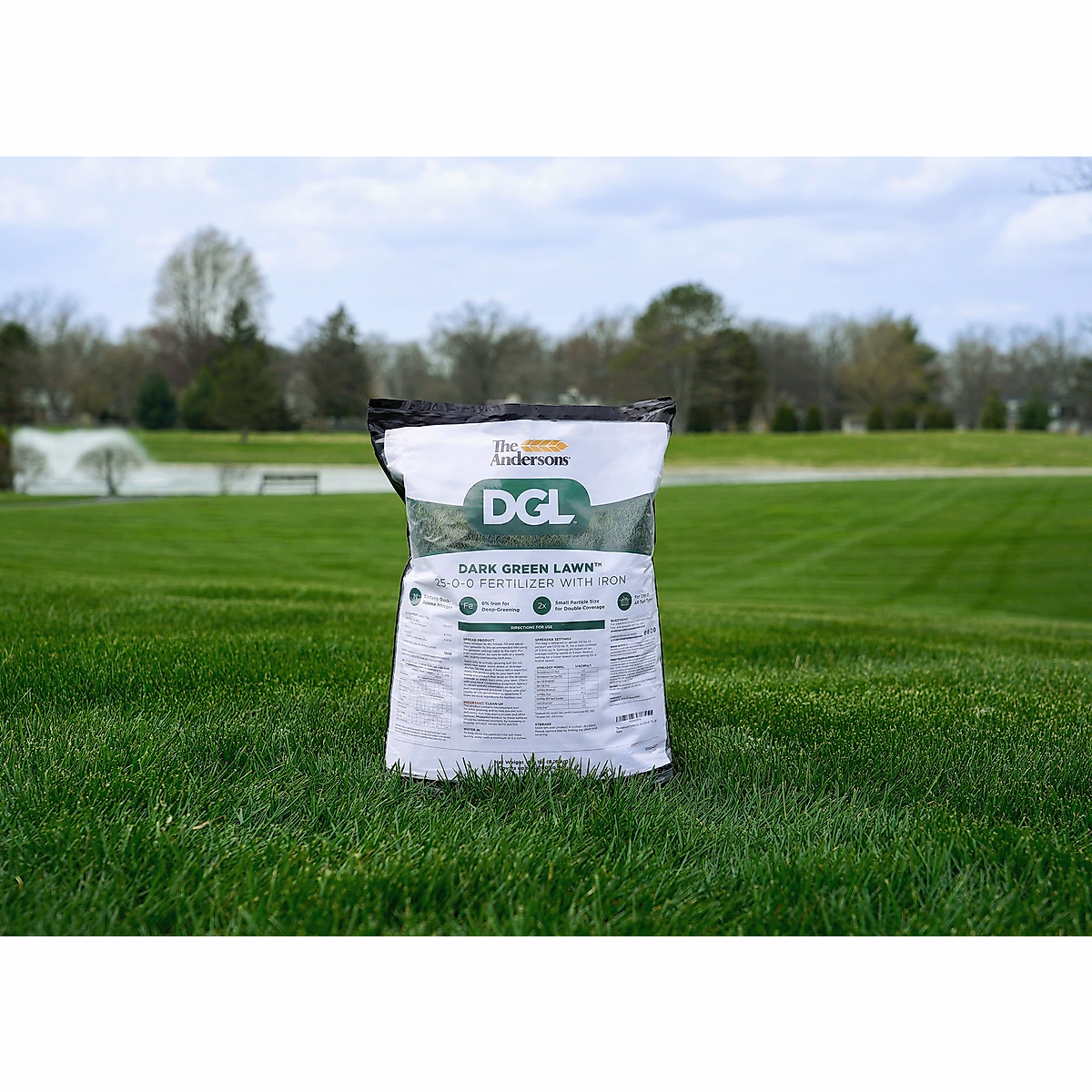 The Andersons Professional DGL Dark Green Lawn™ 25-0-0 Fertilizer with Iron - Covers 5,000 sqft. (18lb. Bag)