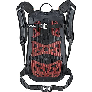 EVOC Stage 12L Carbon Grey-Chili Red Hydration Bag Backpack w/o Bladder
