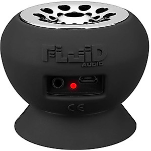 Fluid Audio Strum Buddy Heavy Metal Edition Stick-On Guitar Amplifier with Overdrive, Reverb & Phaser DSP Effects - Black