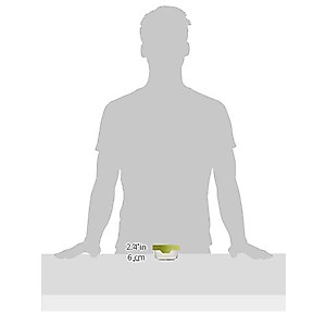 Anchor Hocking TrueSeal 1-Cup Glass Food Storage Container with Airtight Lid, Green