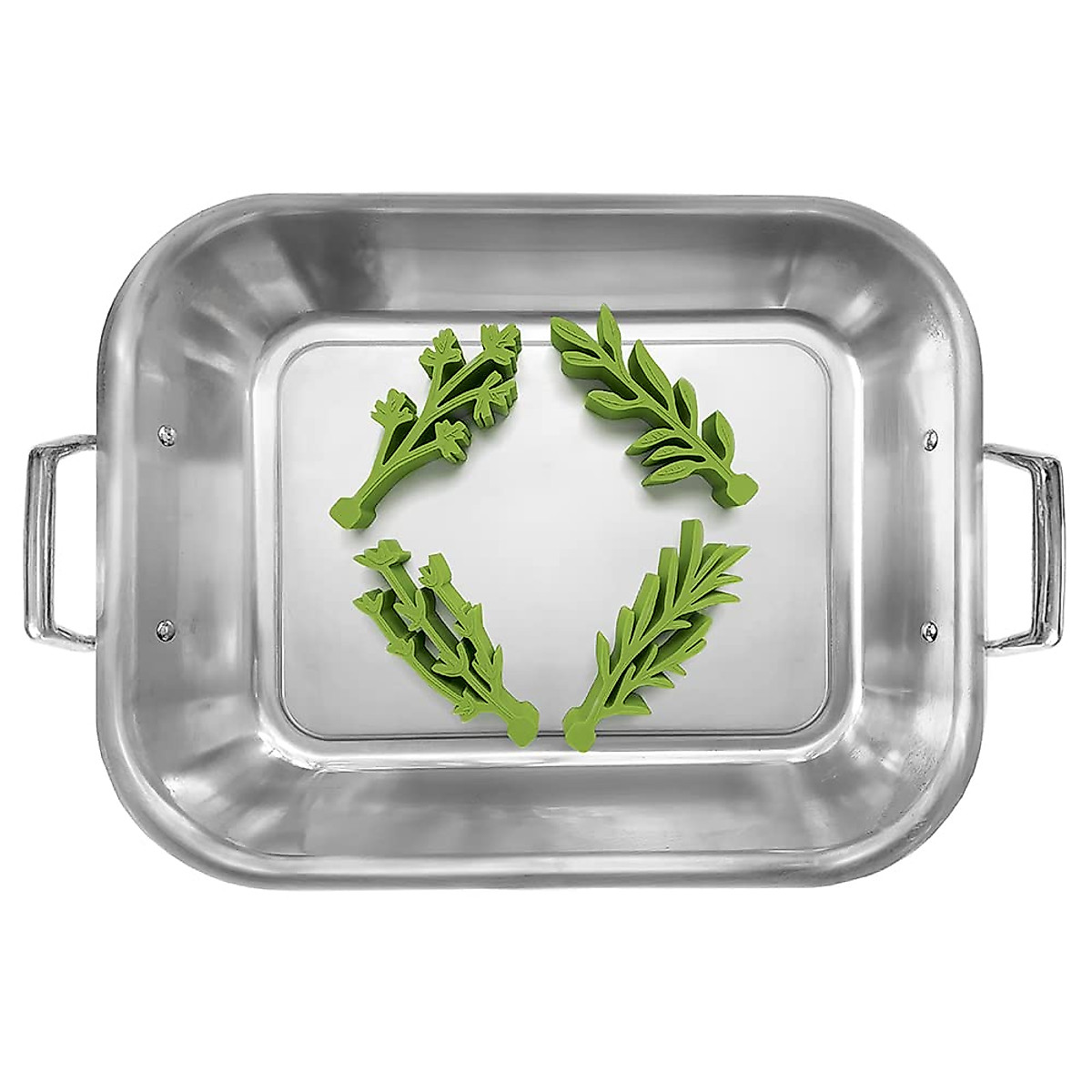 Talisman Designs Multi-Use Roasting Rack & Trivets, Raise Meat & Veggies in Cookware, Evenly Cook, Non-Stick, Heat Resistant up to 500 Degrees Fahrenheit