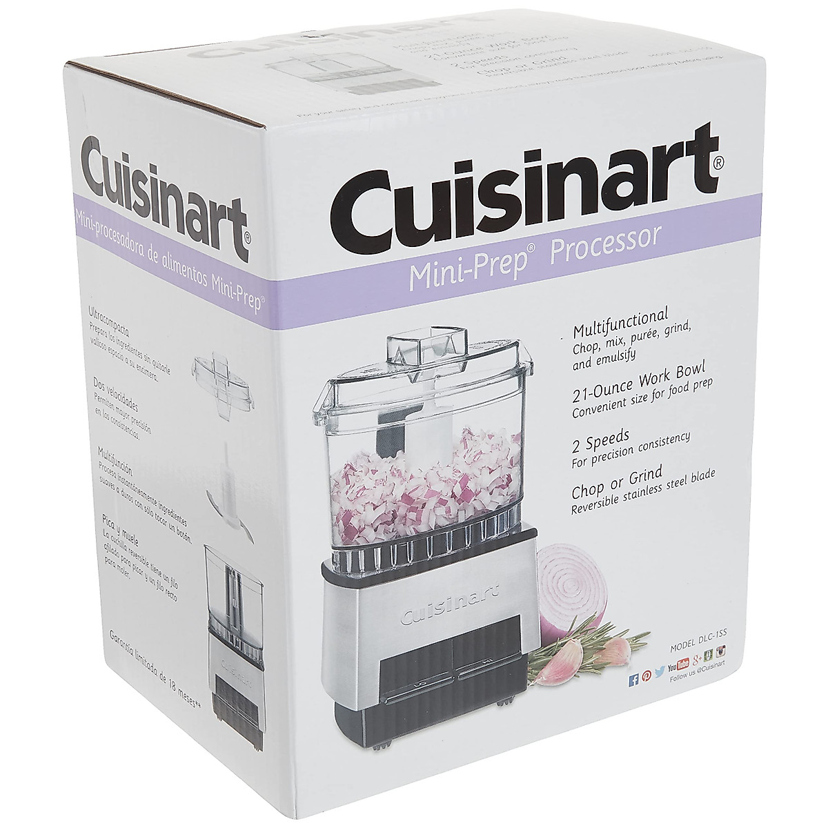 Cuisinart Mini PREP Food Processor Custom, 2.63 Cup, Silver