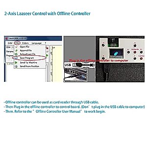RATTMMOTOR CNC GRBL Offline Controller, 3 Axis GRBL DIY CNC Router Offline Control Button/Module LCD Screen for Mini CNC Carving Milling Engraver Machine