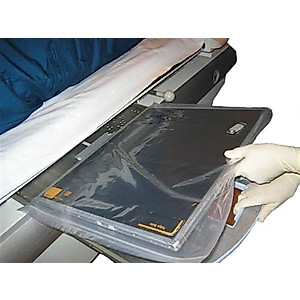 Colortrieve X-Ray Cassette/Receptor Cover - 16" x 19" Zip Top Bag, Fits 14x17" Cassette, 4 mil, Box of 250