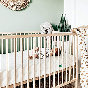 Newton Baby Crib Mattress and Mattress Pad Bundle - 100% Breathable Proven to Reduce Suffocation Risk, 100% Washable, 2-Stage, Non-Toxic Better Than Organic