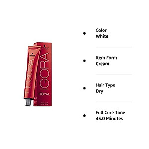 Schwarzkopf Igora Royal 6-1 Dark Blonde Cendre Permanent Hair Color 2.1 fl. oz. (60 g)