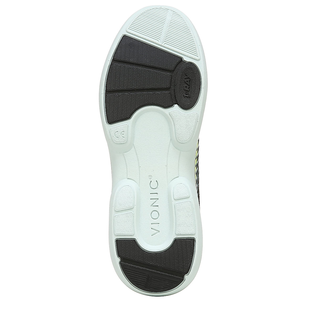 Vionic Embolden Women's Knit Slip-on Sneaker Black/Pale Lime - 8.5 Medium