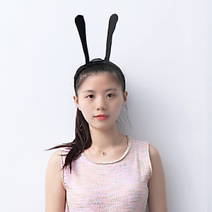 Tentacle Headband Ant Antenna Headband Cartoon Animal Tentacle Hair Bands Hair Hoops Cosplay Party Makeup Headband (Black)