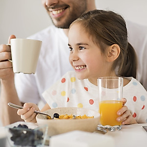 Bravario Unbreakable Plastic Drinking Glasses 11 oz | Dishwasher Safe Shatterproof 100% Tritan Water Tumblers | BPA Free Reusable Outdoor Highball Drinkware | Set of 4