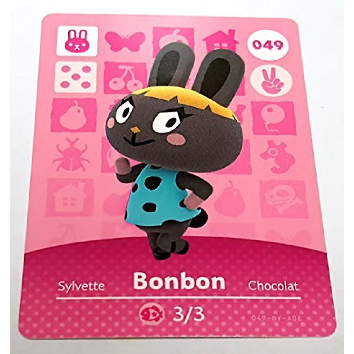 Nintendo Animal Crossing Happy Home Designer Amiibo Card Bonbon 49/100 [video game card only) by Nintendo