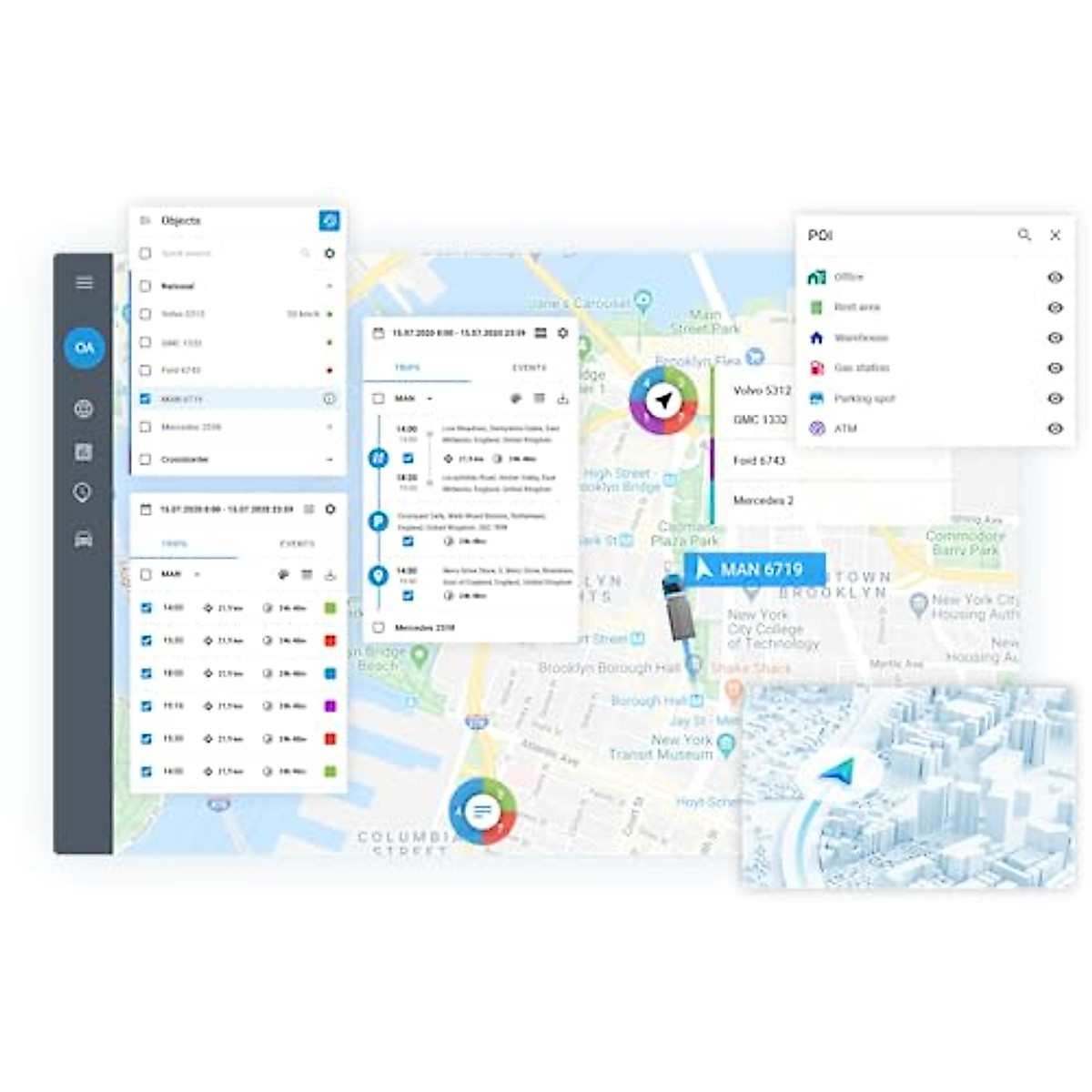 Hidden Magnetic GPS Tracker Car Tracking Device with Software (Long Battery Life) Real Time Truck, Asset, Elderly, Teenager Tracker - Covert Tracker - Fleet Tracking Global-View