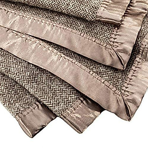 spencer & whitney Bed Throws Blankets Wool Blanket Brown Herringbone Throw Blanket Large Wool Blanket Queen Blanket for Bed