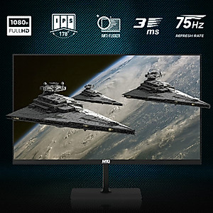 TechMagnet Gaming Desktop PC, Intel Core i7-4770 Zeus, RX 550 Graphics, 16GB RAM, 240GB SSD, MTG New 27 Inch Dual Monitor, RGB Keyboard Mouse, RGB Headphone, Webcam, Win 10 Pro (Renewed)