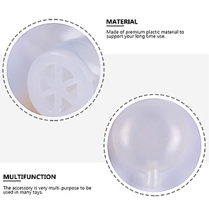 Toyvian 100pcs Rattle Box Repair Toy Squeakers Rattle Balls Rattles Boxes Mixed for Sewing in Noise Maker Insert Pet Baby Toys 27mm