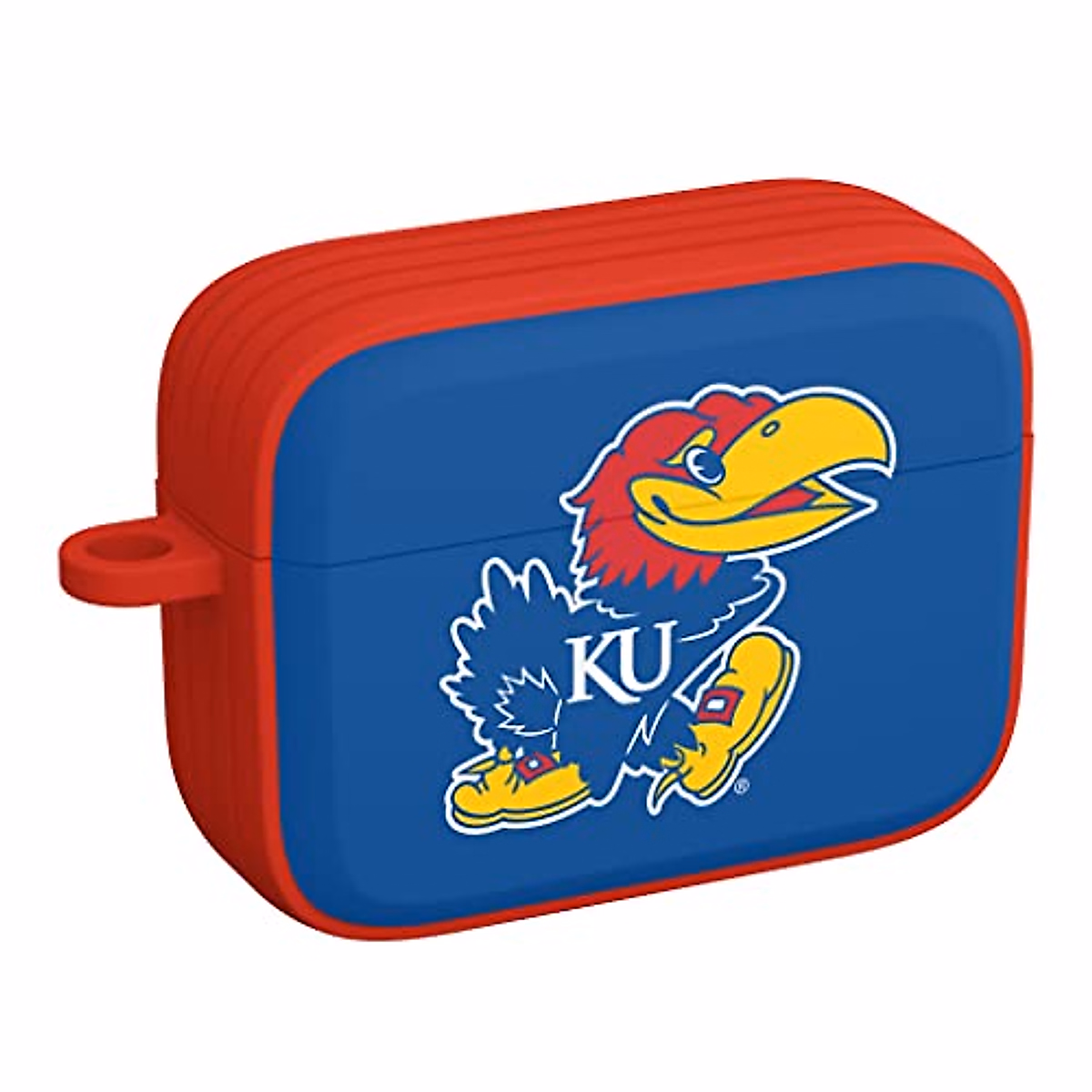 AFFINITY BANDS Kansas Jayhawks HDX Case Cover Compatible with Apple AirPods Pro 1 & 2 (Classic)
