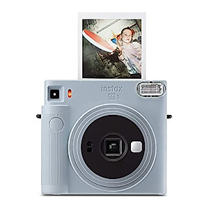 Fujifilm Instax Square SQ1 Instant Camera (Glacier Blue) Bundle with Square Film Twin Pack (20 Exposures) and Square Camera Case (3 Items)