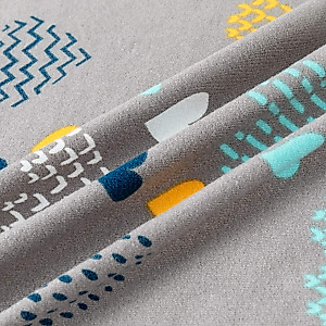 COSMOPLUS Bassinet Sheet Set 2 Pack Stretch Fitted Craddle Fitted Sheets for Bassinet Pads/Mattress, for Boys Girls,Unisex,Ultra Soft,Heart Pattern